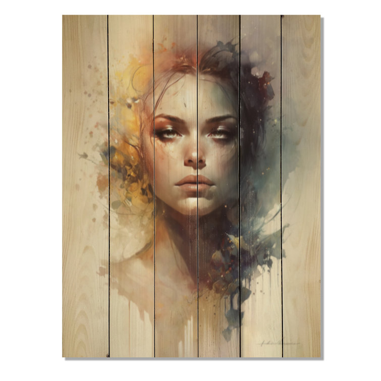 Mercer41 Sensual Femme Fatale Watercolor II - Woman Sensual Print on ...